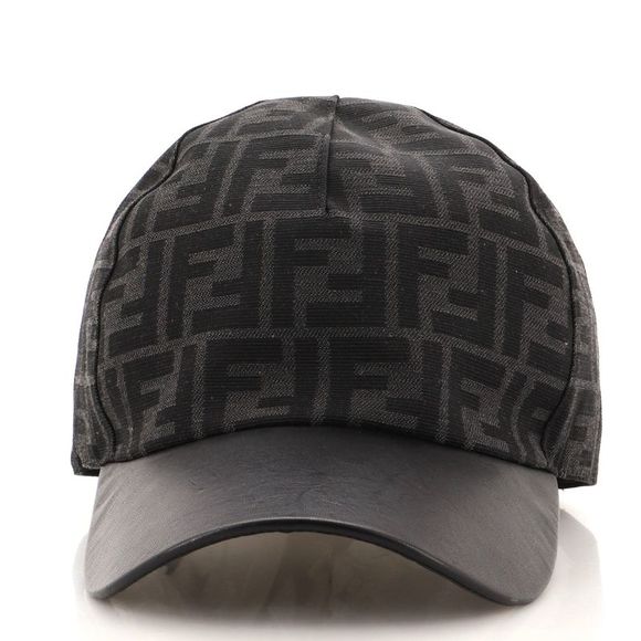Fendi | Accessories | Fendi Logo Reversible Baseball Cap Zucca Canvas ...